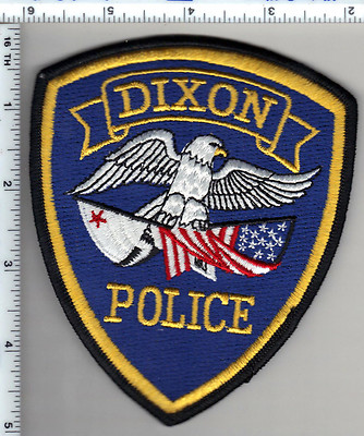 Dixon Police (California) 1st Issue 2nd Run Shoulder Patch | eBay
