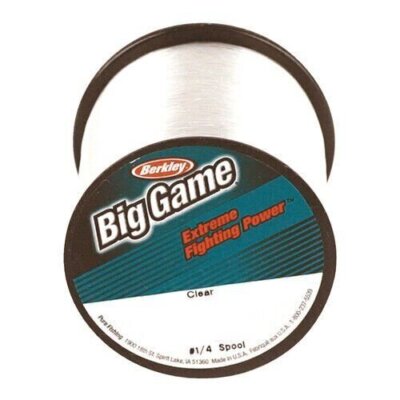 Berkley BGQS50C-15 Big Game Trilene Fishing Line 50lb 275yd Clear 1/4lb ...