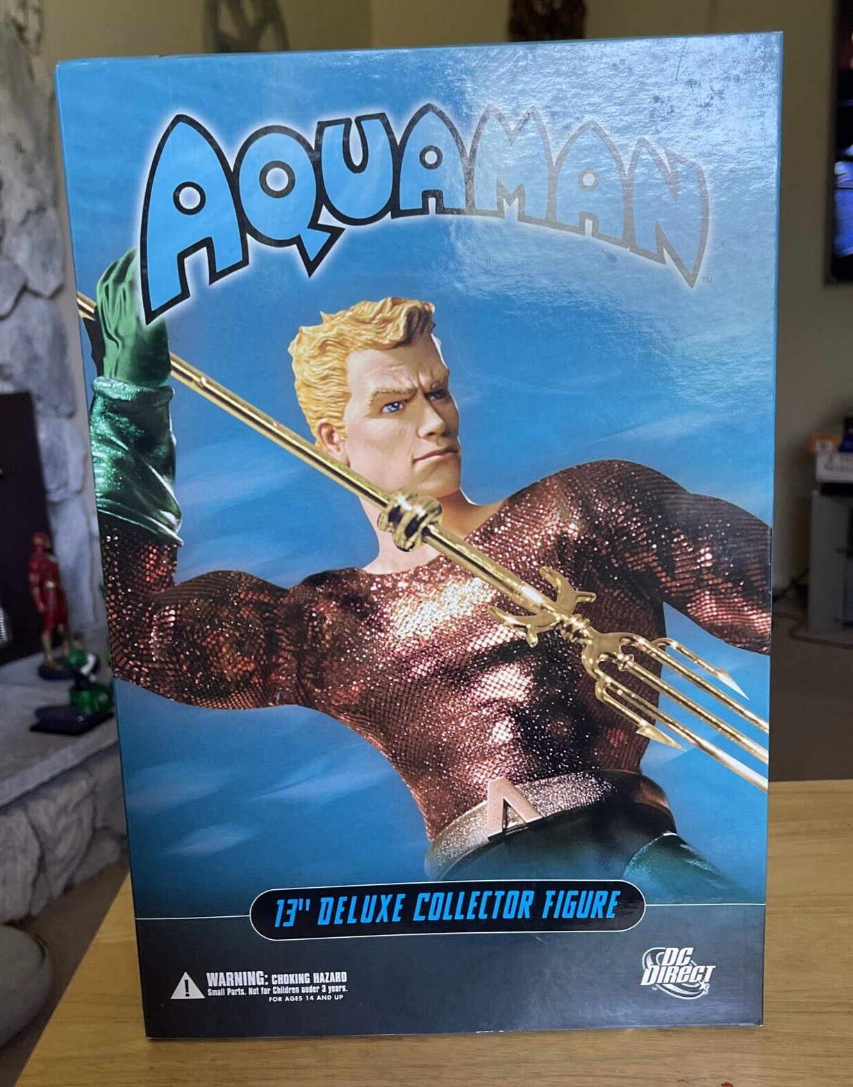Vintage DC Direct Aquaman 13" Scale Deluxe Collector Figure, NEW
