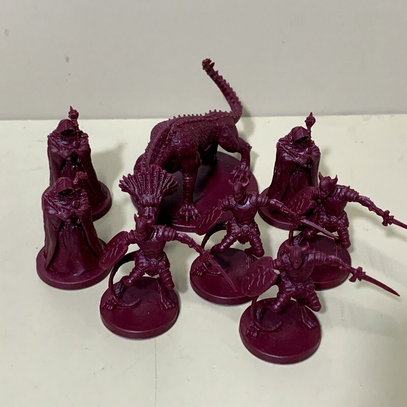 34PCS Monster Wizard Enemy Hero Wrath of Ashardalon DND Board Game ...