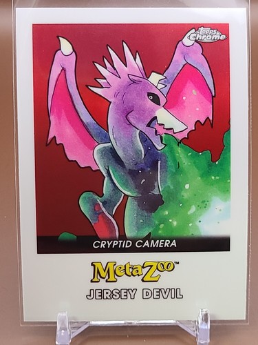 JERSEY DEVIL MetaZoo Topps Chrome CRYPTID CAMERA Red Refractor Card ...
