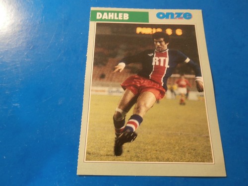 MUSTAPHA DAHLEB, PSG, RARE 1995 FOOTBALL ROOKIE CARD ONZE MONDIAL (JT29 ...