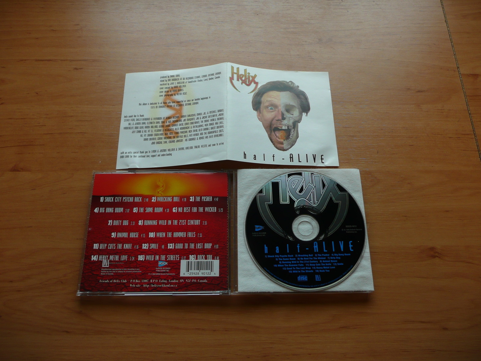 @ CD HELIX - HALF ALIVE / DEROCK RECORDS 1998 / MELODIC CANADA 625928901224| eBay