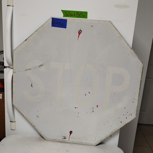 Stop Sign 30" Authentic Retired Street Traffic Road Sign Lot 12-456 | eBay