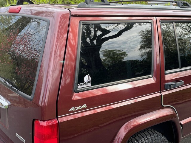 Upcountry Suspension Rear Window Decal- Fits Jeep Cherokee/Grand XJ ZJ ...