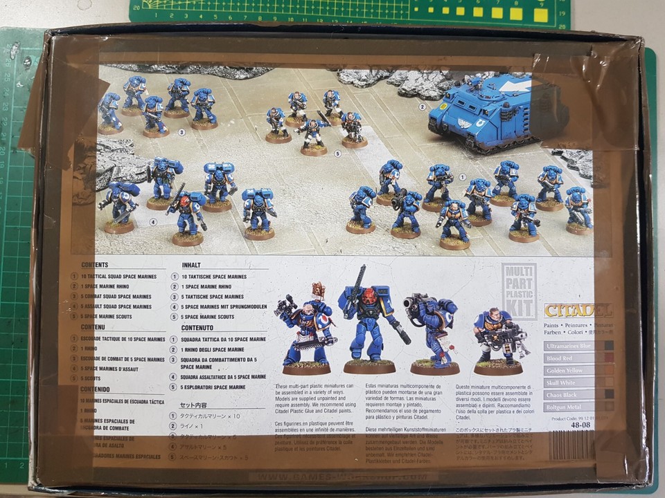 Warhammer 40k Space Marines Battleforce + Mk 2 Boxes + Bits 2000s Games ...