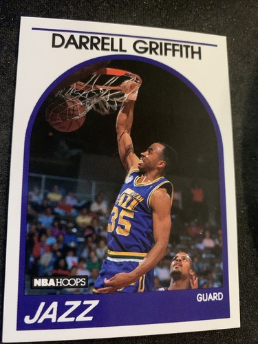 1989-90 NBA Hoops Basketball #241 Darrell Griffith Utah Jazz NmMt Free ...