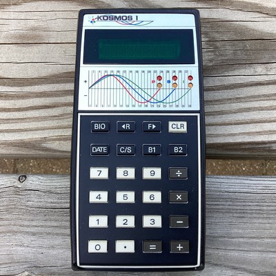 Vintage KOSMOS 1 Computer Biorhythm Math Calc Machine Calculator Japan ...