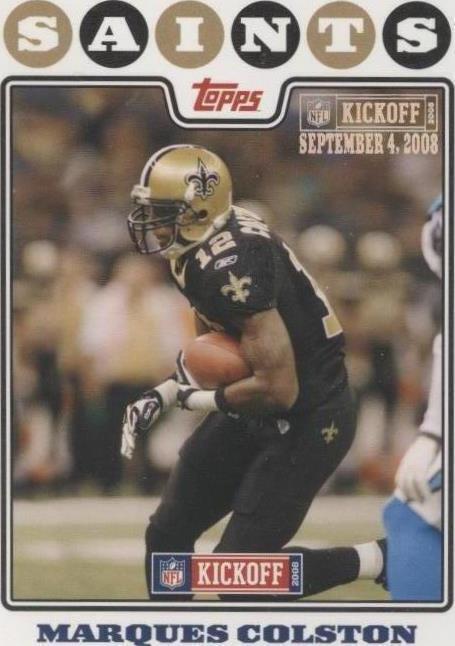 2008 Topps Kickoff - Marques Colston #138 Kickoff Edition /1349 for ...
