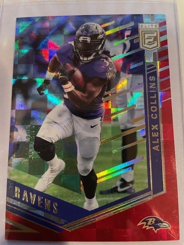 Alex Collins 2018 Panini Donruss Elite Red RC 181/299 #75 Ravens | eBay