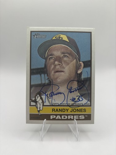 2025 Topps Heritage - Real One Autographs Randy Jones #76RO-RJO (AU ...