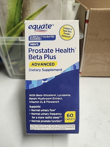 Equate Prostate Health Beta Plus Dietary Supplement, 60 Count, Exp 07/ ...