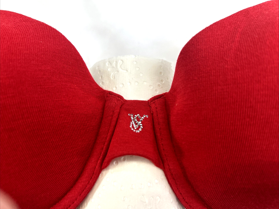 NEW STUNNING VICORIA'S SECRET RED HOLIDAY BRA WOMEN'S 34C | eBay