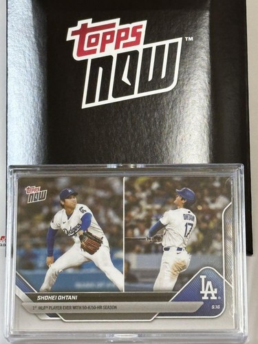 Shohei Otani 50 HR 50K Topps Now Card Baseball Memorabilia Used DD4 | eBay