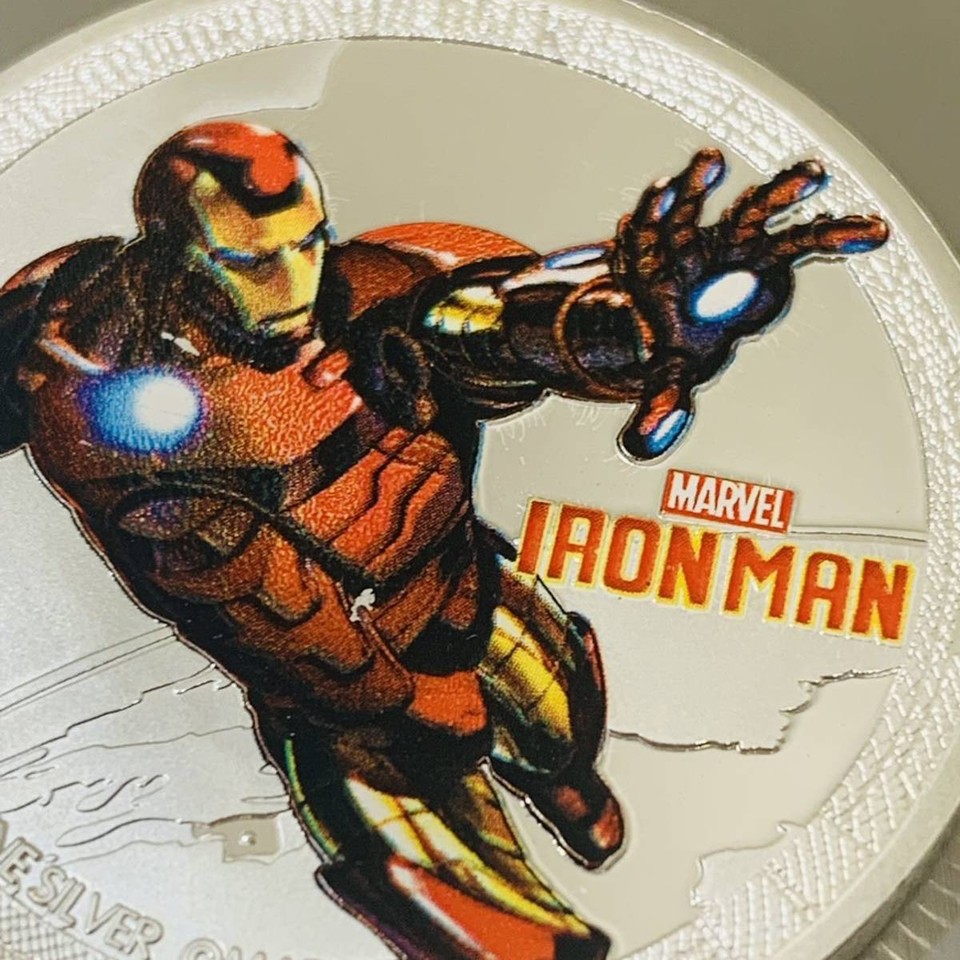 GU74 American Commemorative Medal Marvel Iron Man Challenge Coin Lucky ...