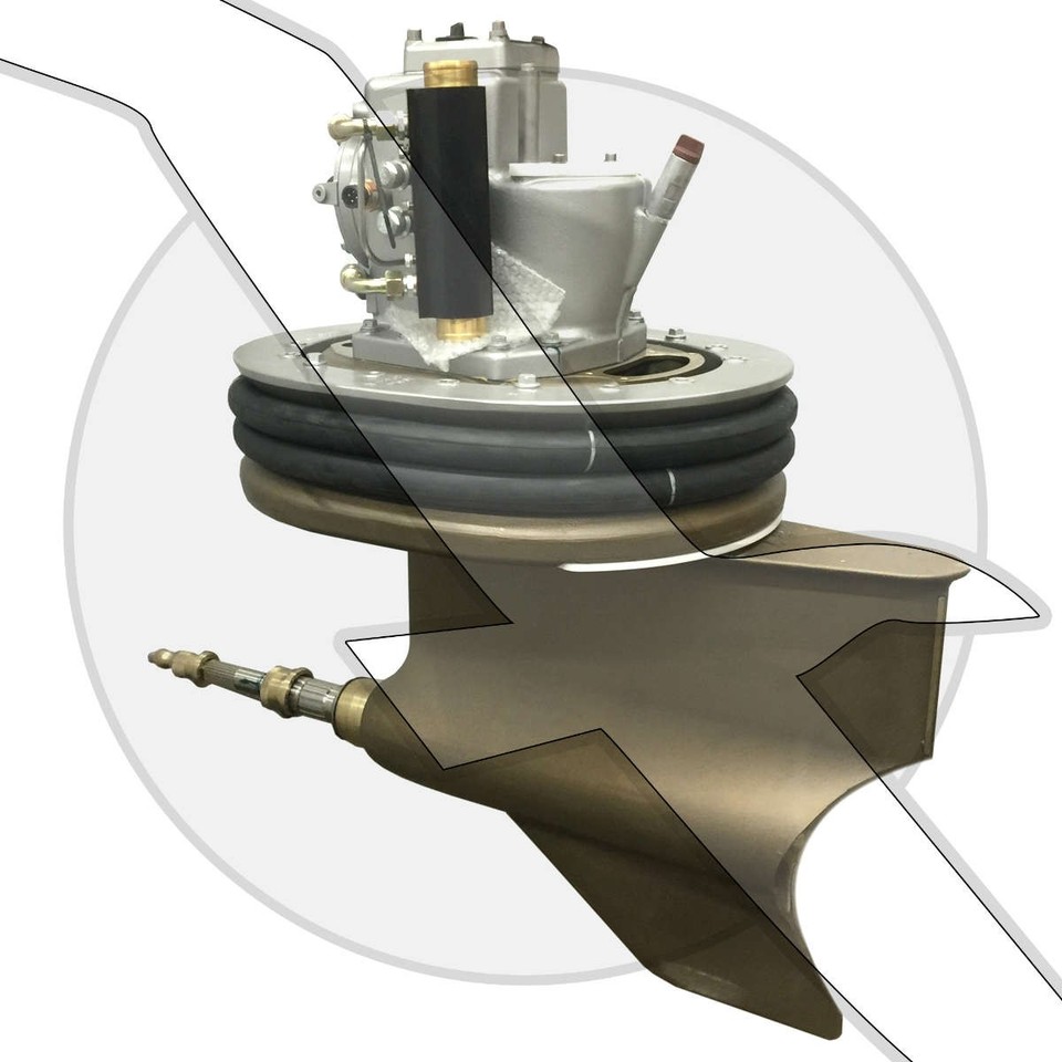 Volvo Penta IPS Upper & Lower Gear Drive Pod Unit IPS-B 3801108 3801110 ...