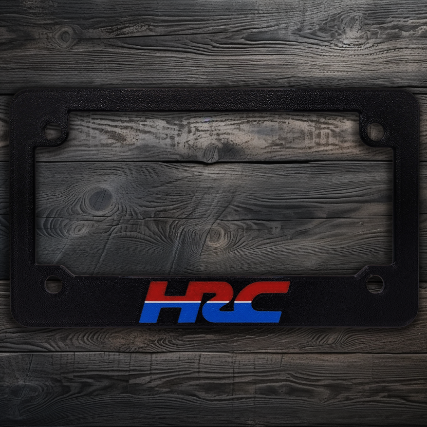 For Honda HRC Racing Motorcycles Textured License Plate Frame (ALL ...