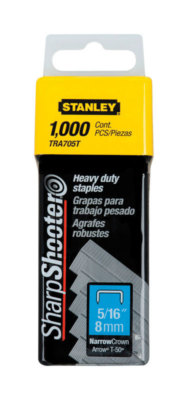 Stanley TRA705T Sharp Shooter Narrow Heavy Duty Staples 5/16 in. | eBay