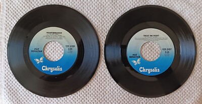 2X) Pat Benatar, 7"-45rpm Records, Chrysalis Records CHS 2395 & CHS ...