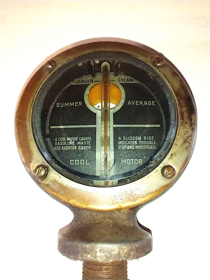 ANTIQUE BOYCE UNIVERSAL MotoMeter - Automobile Radiator Temp | eBay