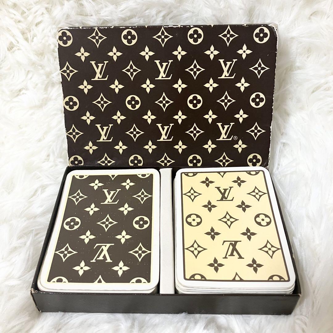 LOUIS VUITTON Playing Cards Set of 2 Monogrammed with Exclusive Box ...