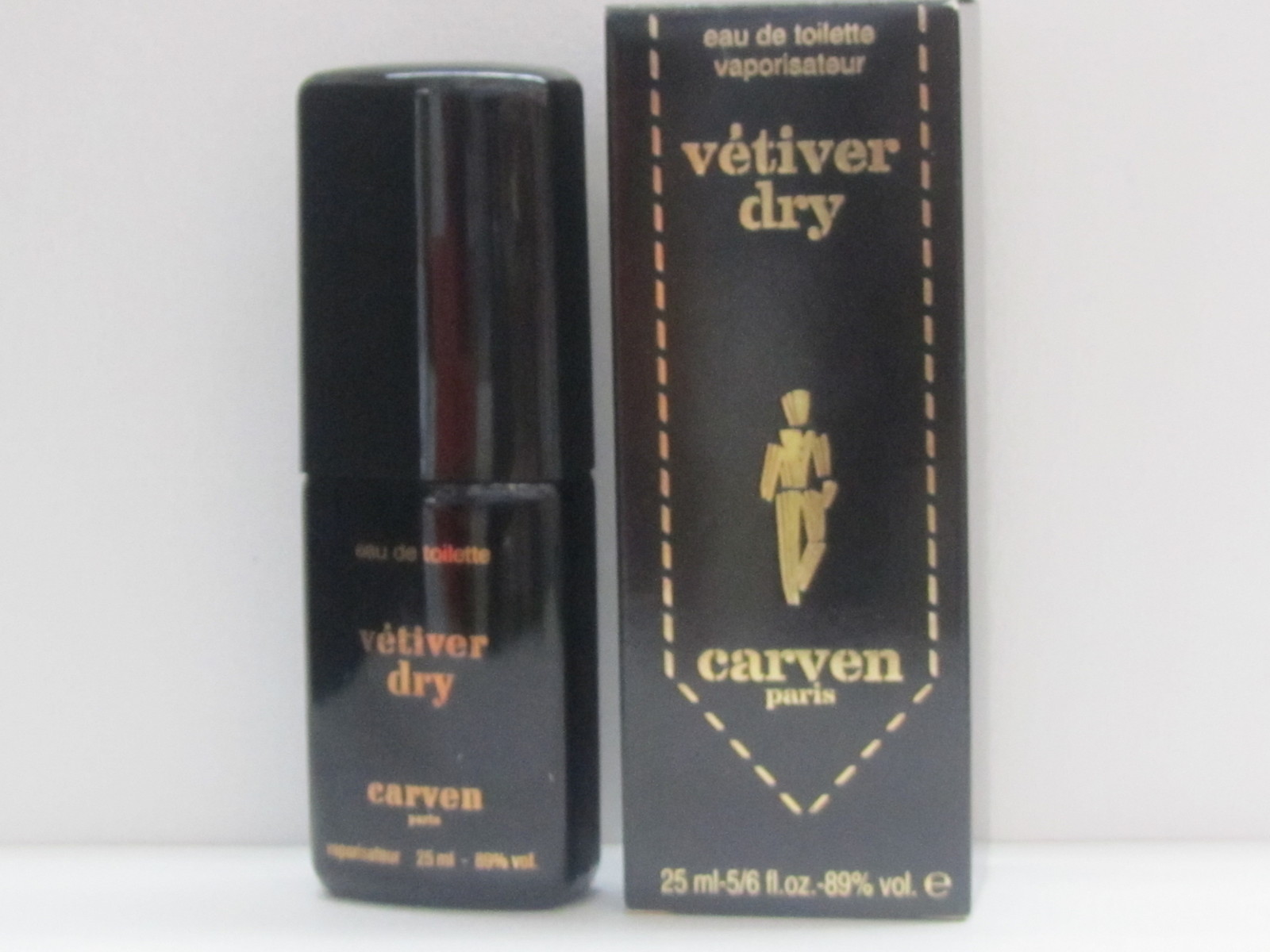 Vetiver Dry by Carven For Men 5/6 oz / 25 ml Eau de Toilette Spray New ...