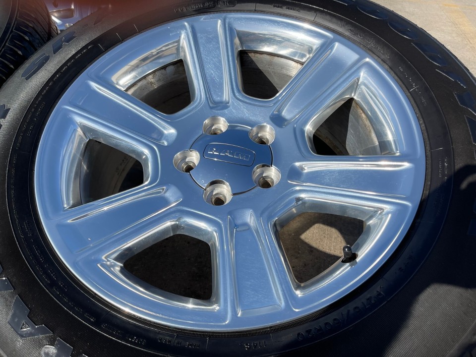 20" Dodge Ram 1500 OEM wheels rims 2561 2502 tires 2016 2017 2018 2019 ...