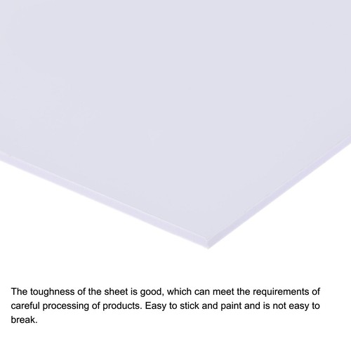 White ABS Plastic Sheet 10x8x0.06inch for Building Model, DIY Crafts ...