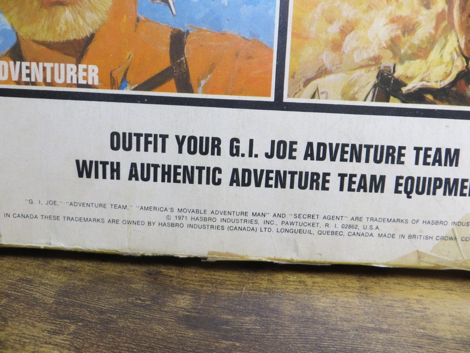 GI JOE 1964 VINTAGE GI JOE JOEZETA: ADVENTURE TEAM SECRET AGENT SET IN ...