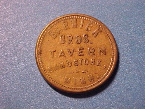 BARNICK BROS TAVERN SANDSTONE MN MEET YOUR FRIENDS TOKEN | eBay