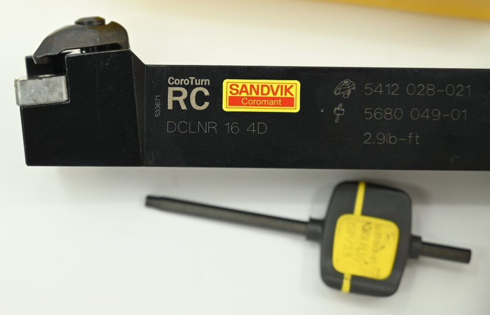 Sandvik Coromant DCLNR 16 4D T-Max® P Shank Tool for Turning | eBay