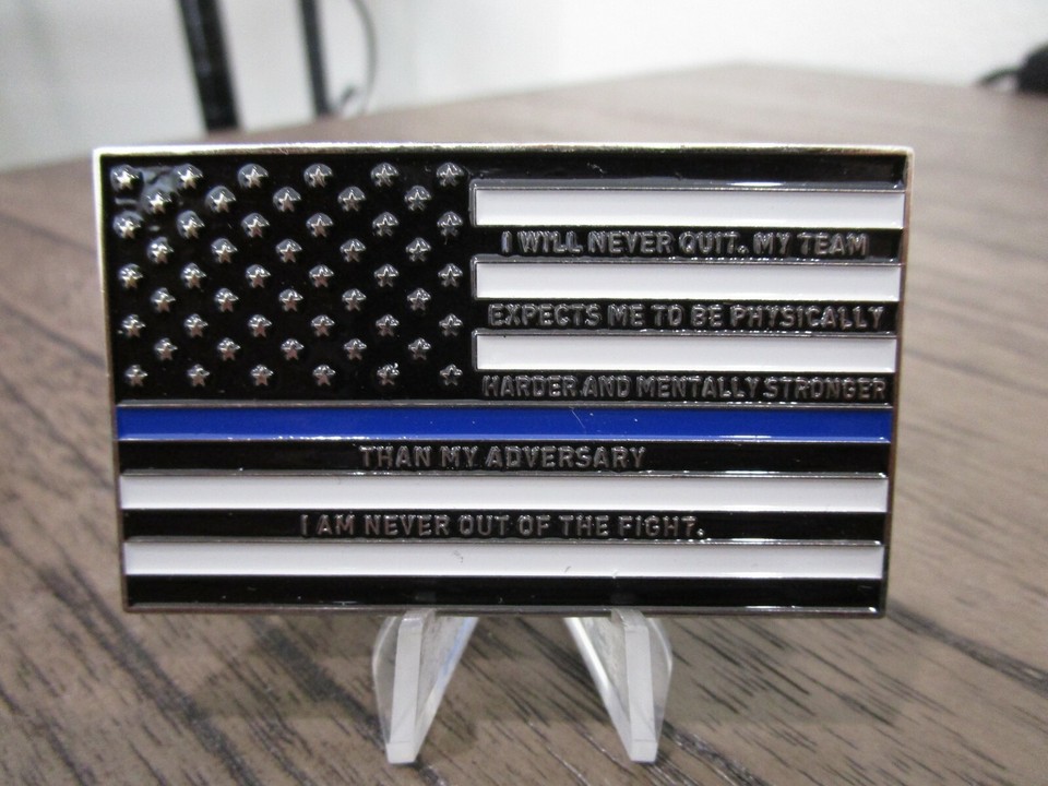 Police & Law Enforcement TBL Blue Ribbon PREVAIL Challenge Coin #183G ...