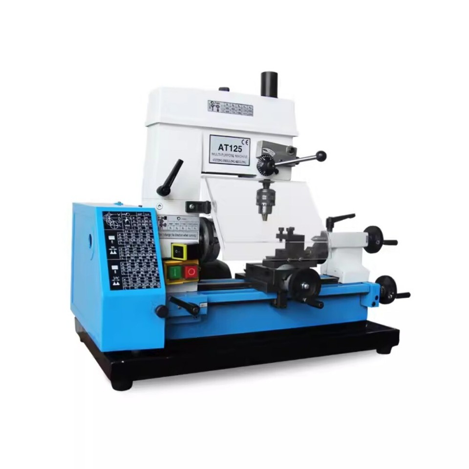 Multifunctional AT125 Mini High Precision Milling Compact Lathe Tool | eBay