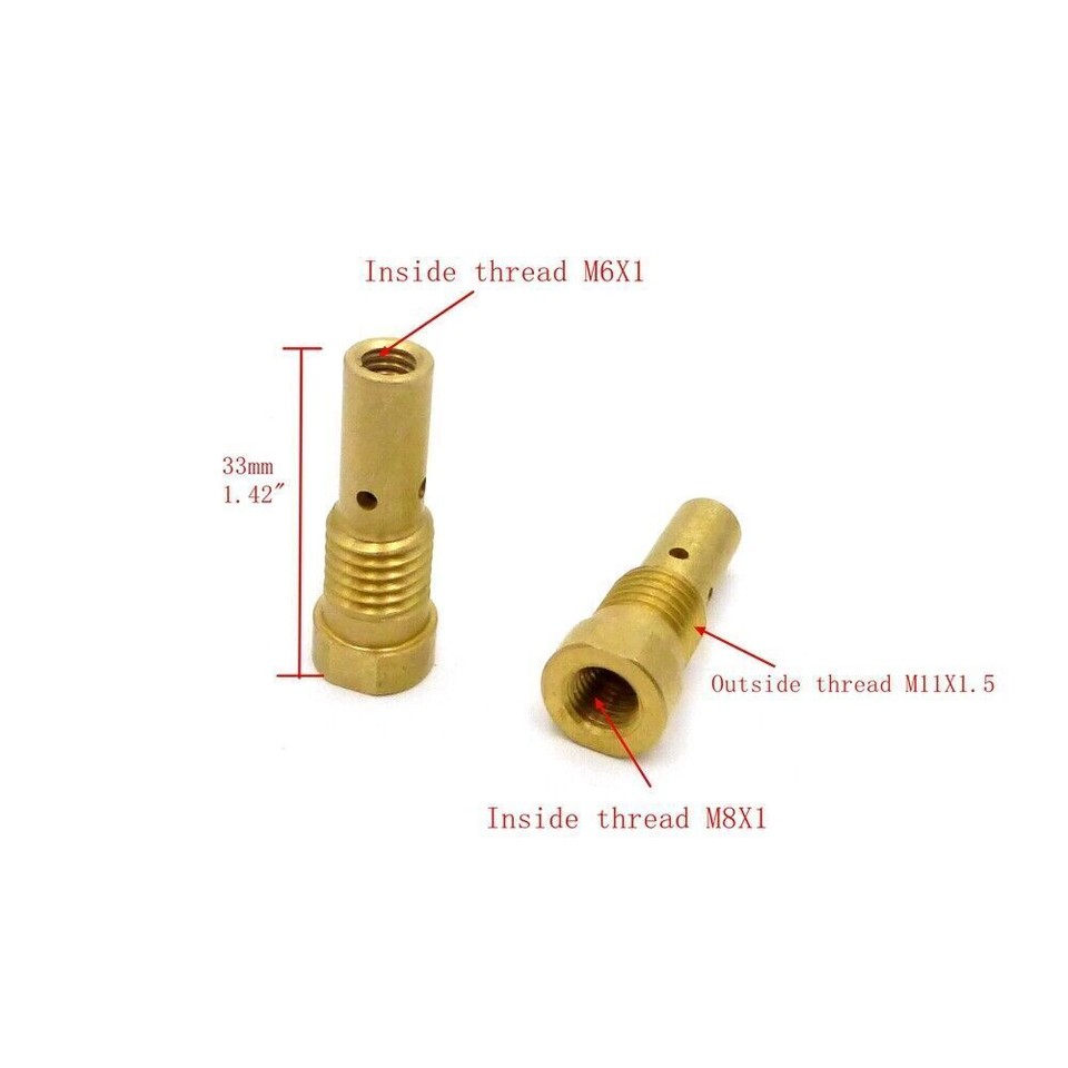 7PK 0.035" Contact Tip Nozzle Kit For 130EN 180EN Clarke Mig Gun ...