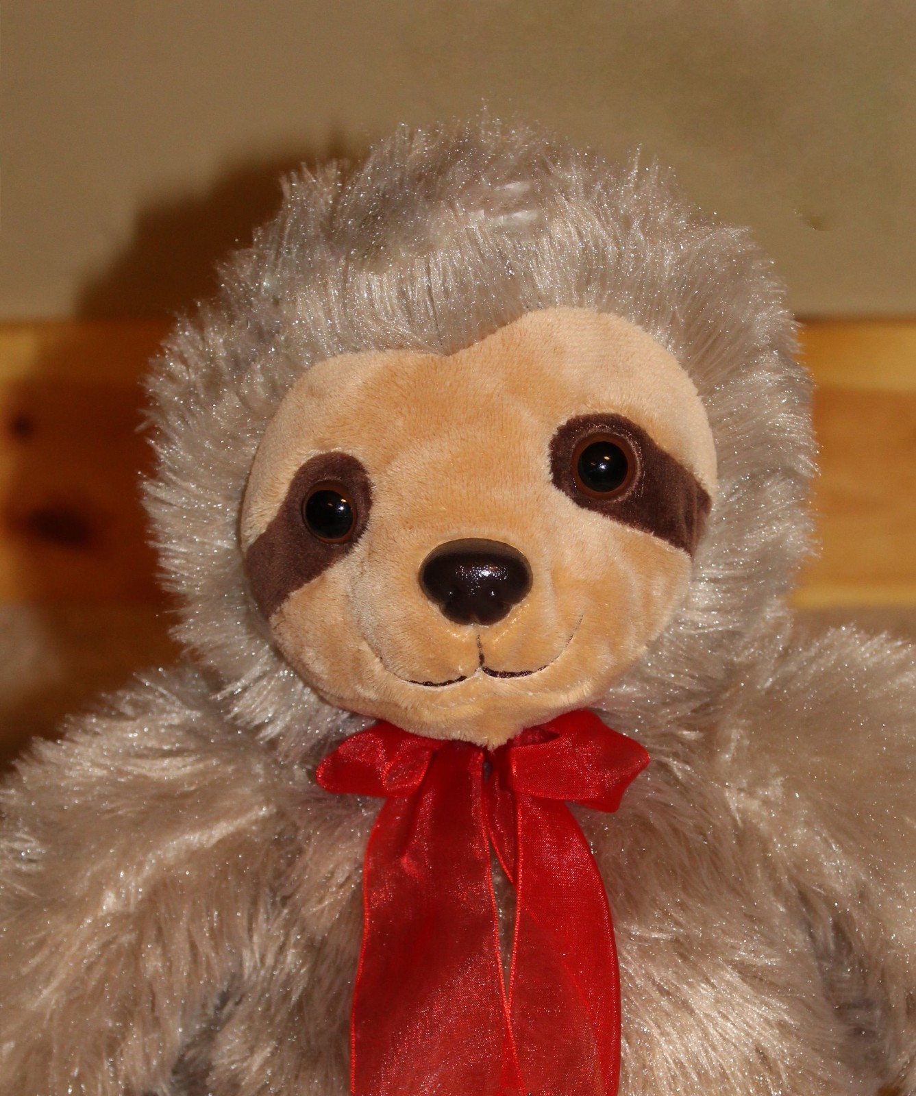 2 PLUSH LOVEBIRD SLOTHS 21" Set Valentine's Day Hugging Sloth Hanging ...