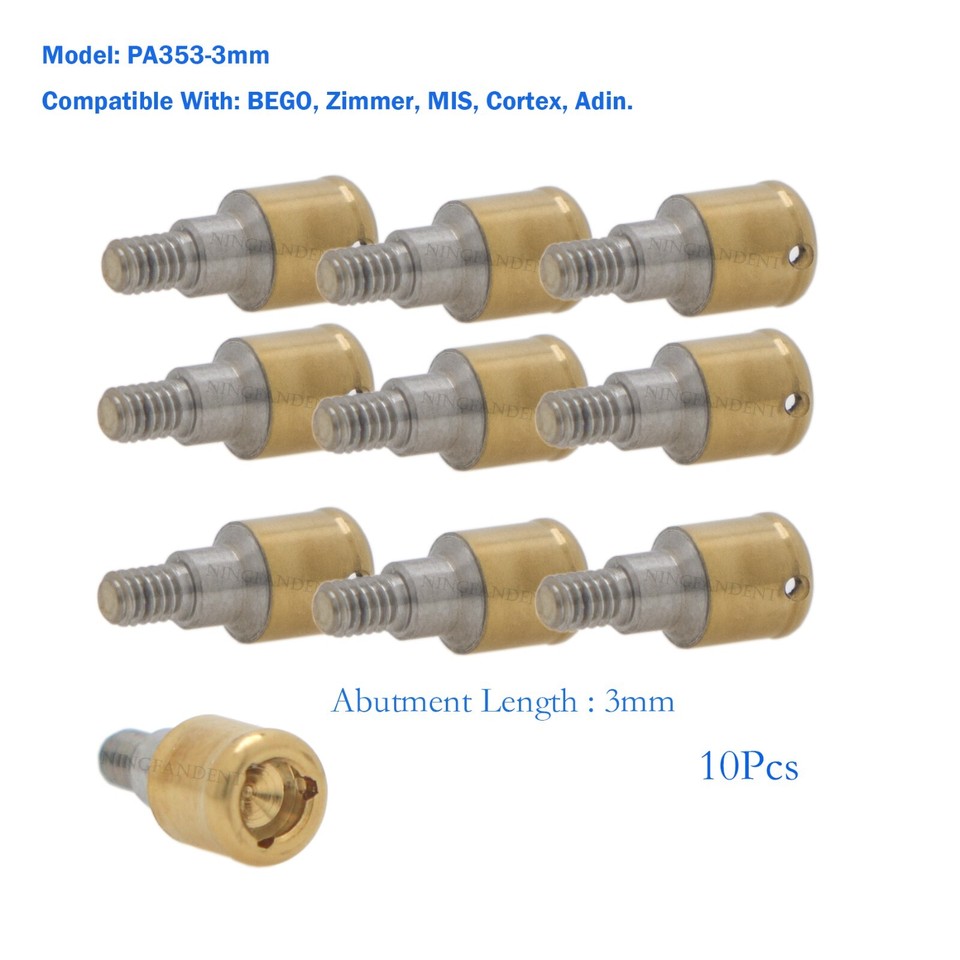 Adin Zimmer Cortex Implant Abutment Insertion Caps,Dental Locat0r ...