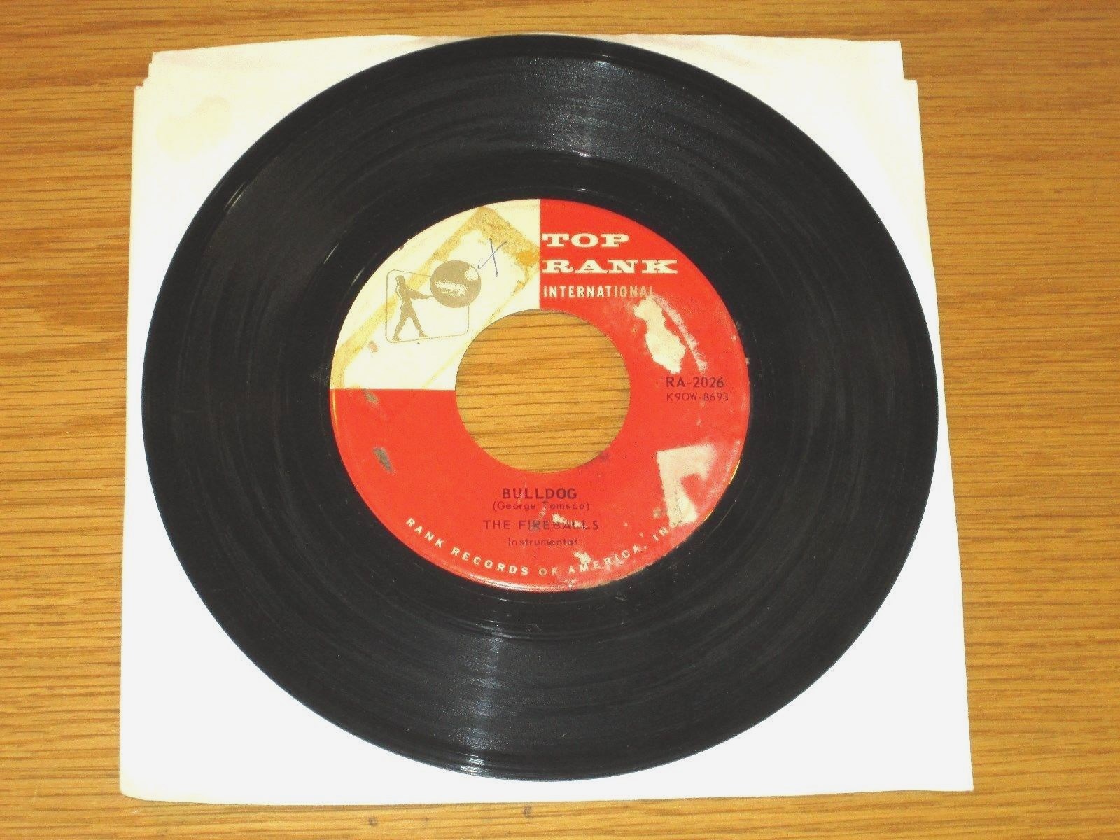 INSTRUMENTAL 45 RPM - THE FIREBALLS - TOP RANK 2026 - "BULLDOG" | eBay