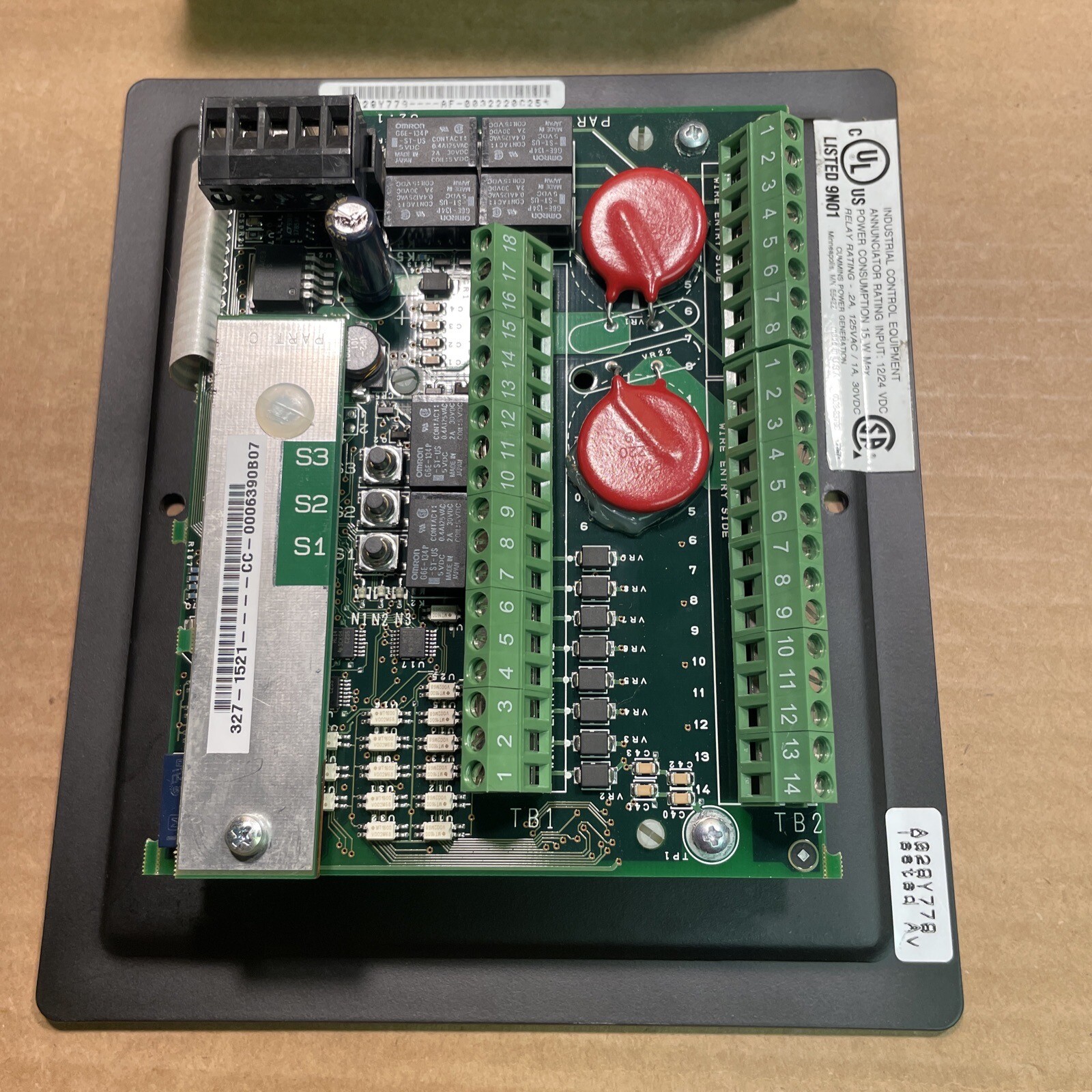 Cummins A029Y779 Power Comand Remote Annunciator Control 15w 12/24vdc ...