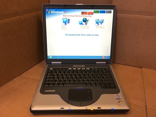 Compaq presario 2500 laptop P4 2.40GHz 256MB RAM 20GB HDD WINDOWS XP ...