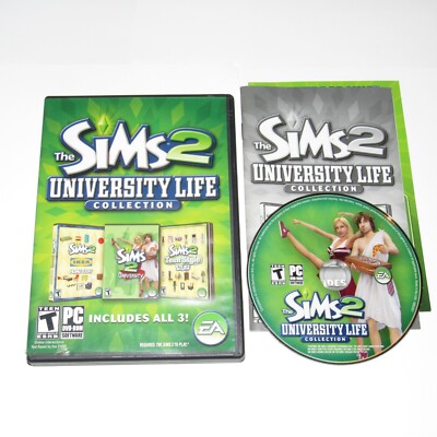 The Sims 2 University Life Collection PC Game Expansion Packs 2009 ...