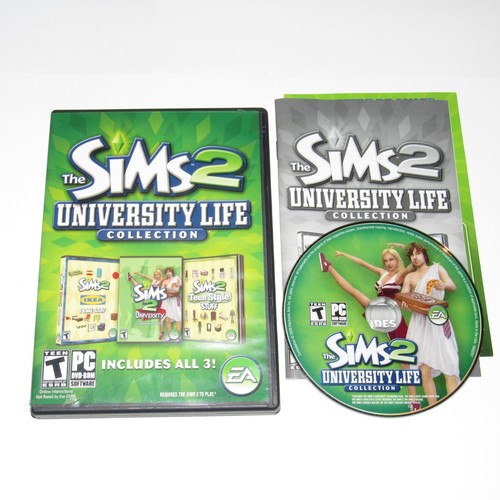 The Sims 2 University Life Collection PC Game Expansion Packs 2009 ...