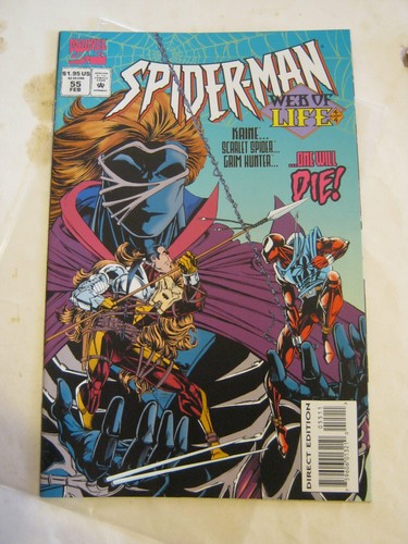 February 1995 Marvel Comics Spider-Man Web Of Life 55 NM (020-13) | eBay
