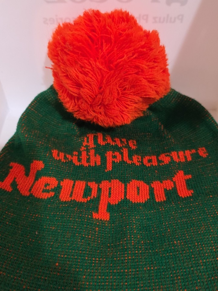 Vintage Newport Cigarettes Promo Knit Cap, Beanie "Alive With Pleasure ...