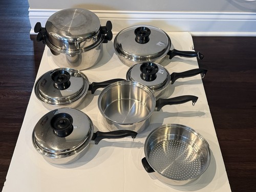 14 Piece Townecraft Chefs Ware Cookware, Stainless steel, USA Made | eBay