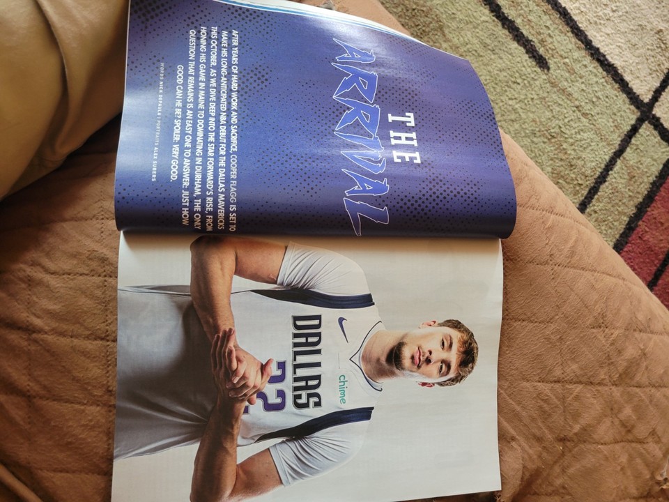 Cooper Flagg NO LABEL Mavericks 1st Pro Cover - SLAM Magazine #258 2025 ...