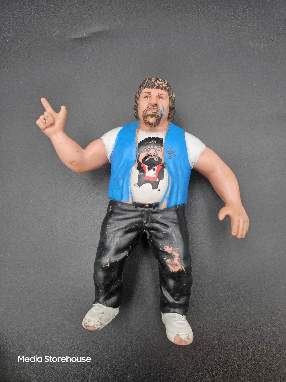 LJN Capt. Lou Albano WWF WWE Wrestling Manager Action Figure 1986 ...