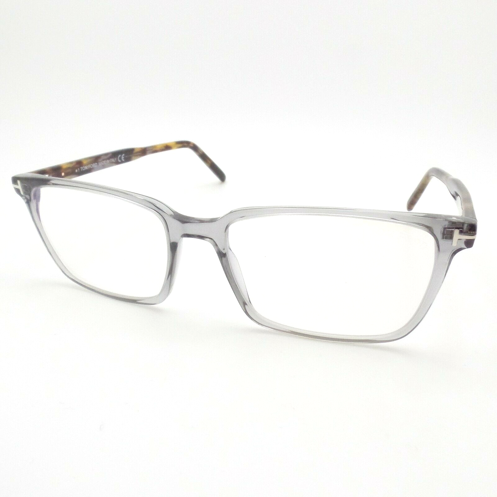 Tom Ford TF 5802 020 55mm Transparent Grey Blue Block New Authentic ...