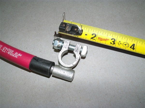 Mil-Spec Generator Positive Battery Terminal Cable Lead 30" Onan Libby ...