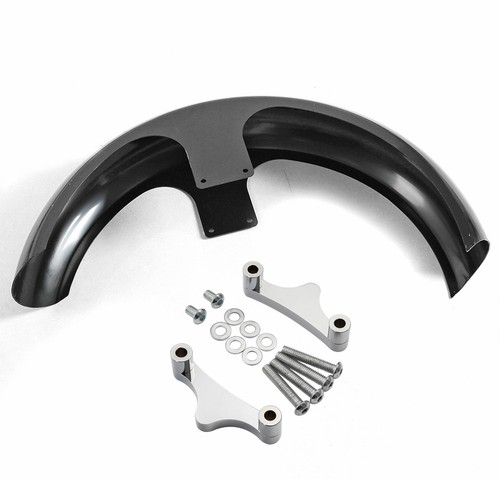 Unpainted 26" Wrap Front Fender & Spacer Mount Kits Fit For Harley ...