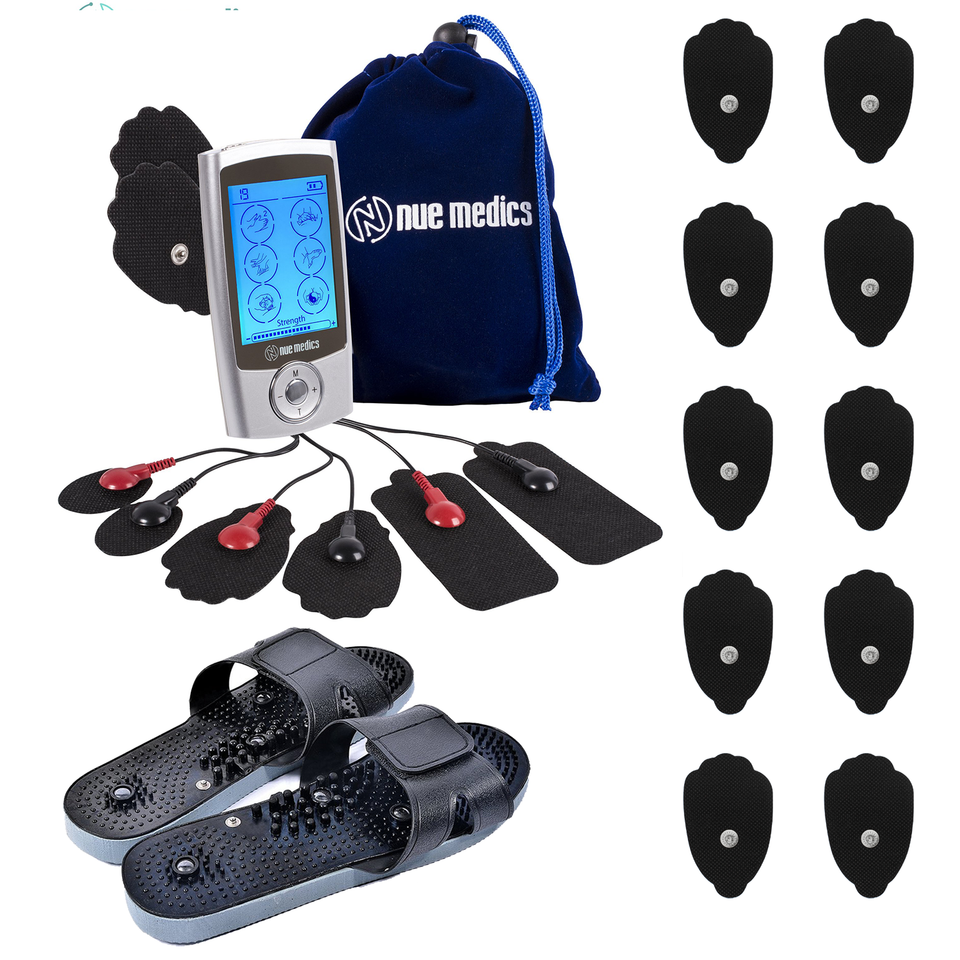 Tens Unit Muscle Stimulator Multi Modes Reflexology Shoes Electric ...